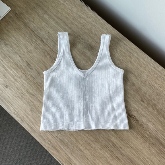 Urban Outfitters | Tops | Uo Crop Ribbed Tank Top | Poshmark